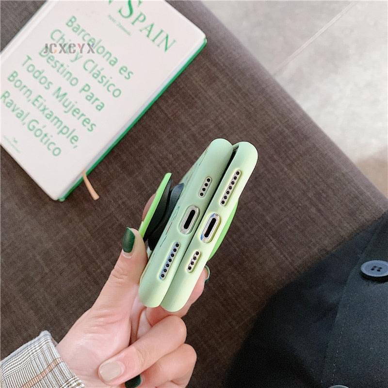 Cute Avocado Iphone Case with Finger Ring – Phonocap